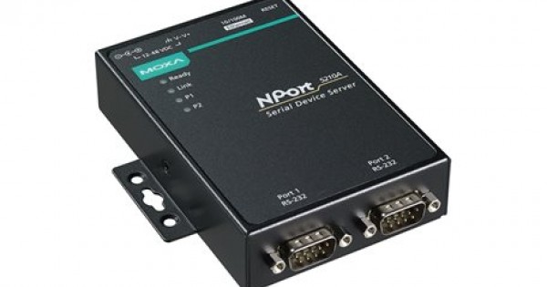 MOXA NPort 5210A-T Serial to Ethernet Device Server Price in the Middle East | Easy World Automation